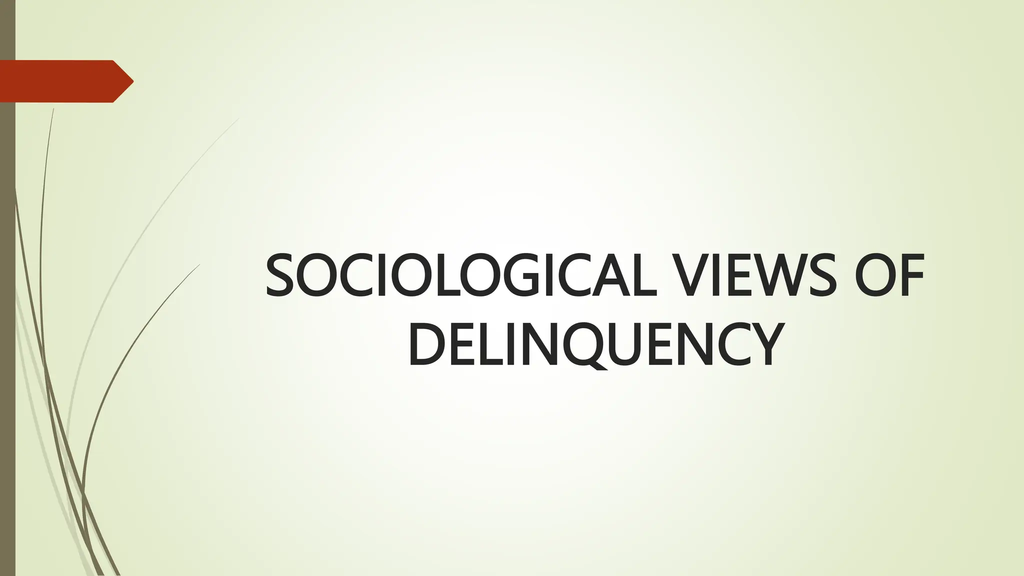 JUVENILE DELINQUENCY AND CRIMINAL PREVENTION | PPTX