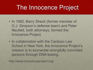 Crim 215 wrongful convictions | PPTX