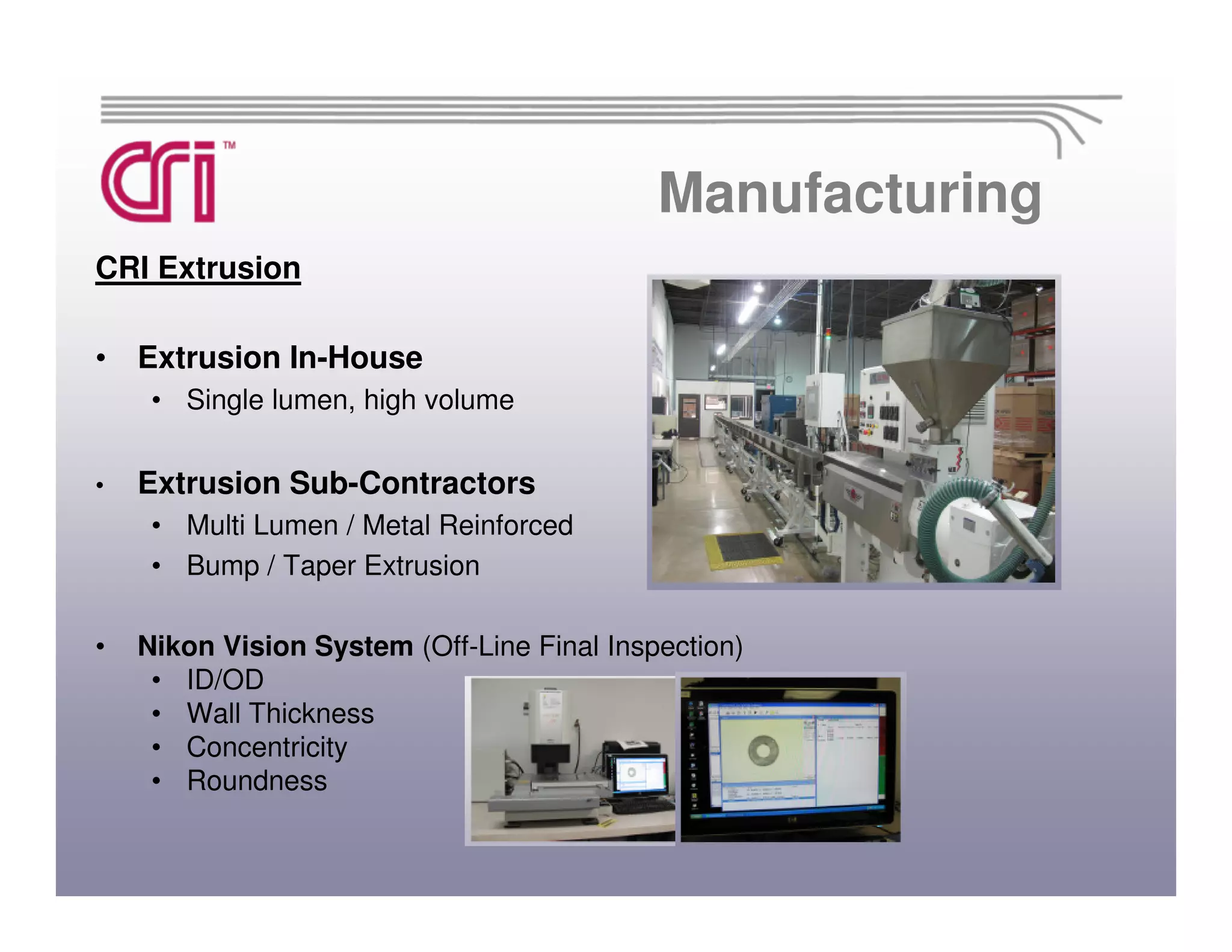 CRI Company Overview 2013 updated 4 | PDF