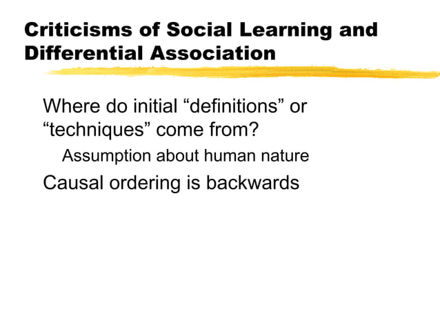 Social Process Theories | PPT