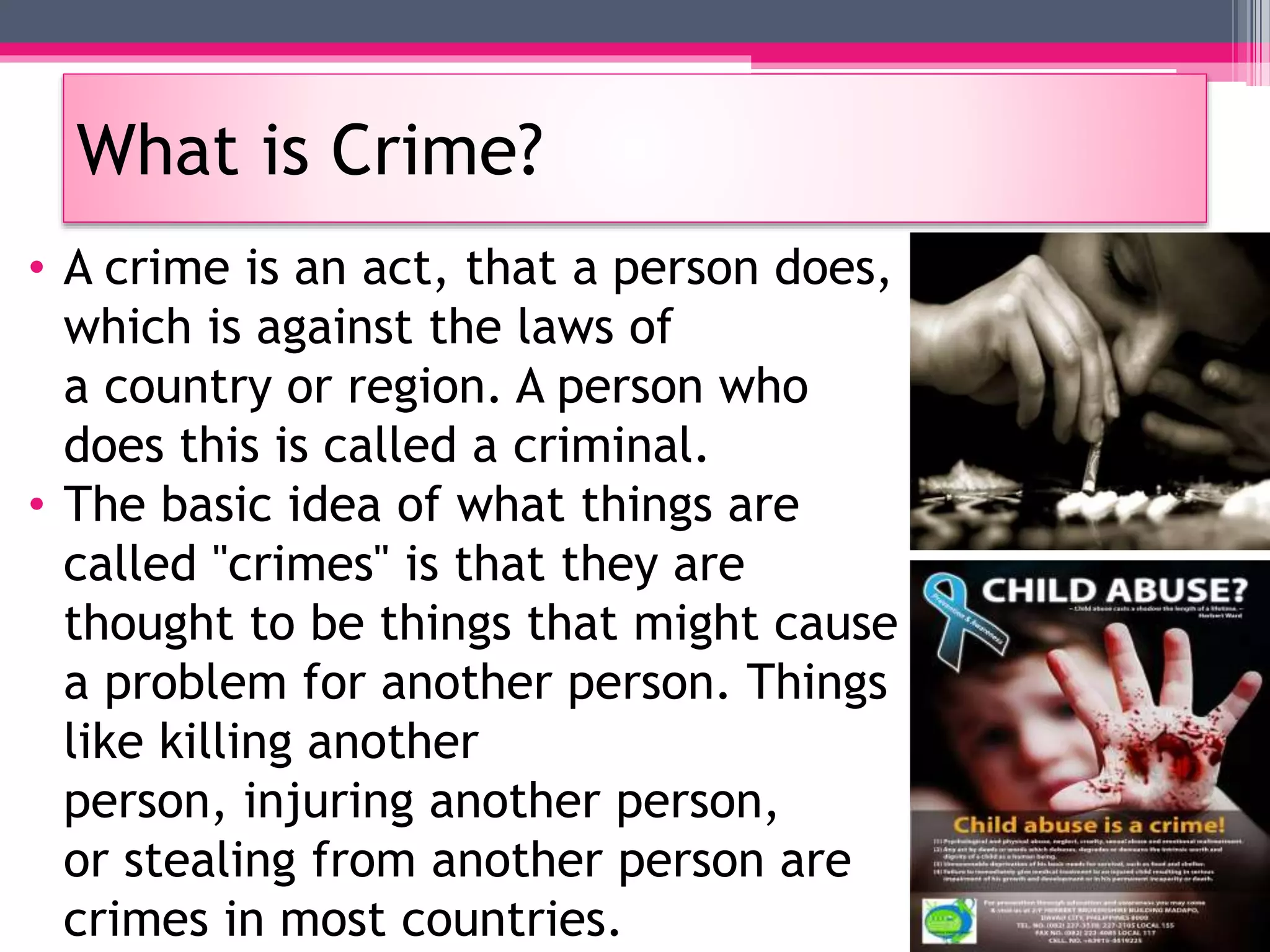 CRIMES | PPTX