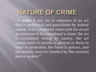 Crime | PPTX