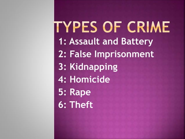 Crime | PPT
