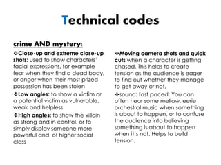 Crime mystery (genre research) | PPTX | True Crime | Genres