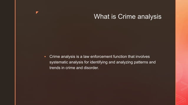 Crime prediction and strategy detection in data mining | PPT