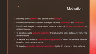 Crime prediction and strategy detection in data mining | PPT