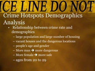 Crime prediction-using-data-mining | PPTX