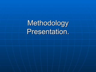 Crime Research Methods (2) | PPT
