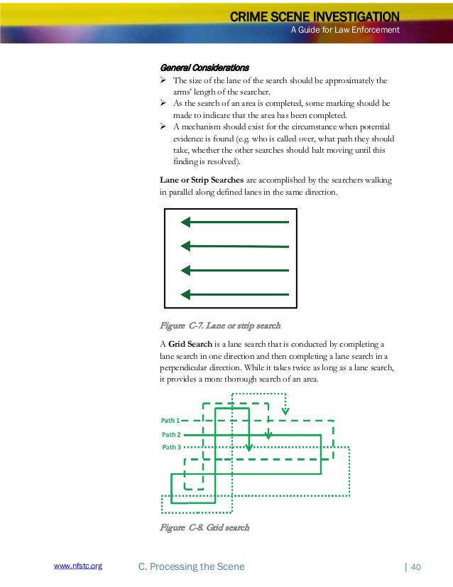 Crime scene-investigation