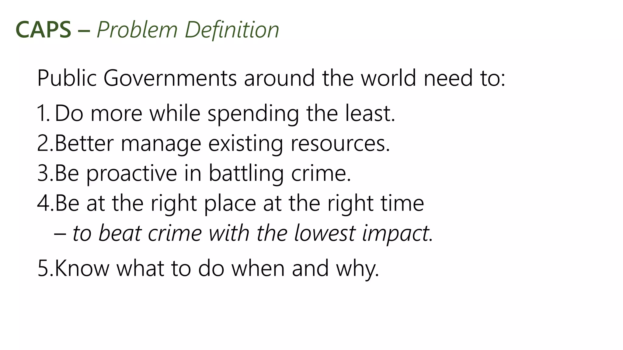 Crime Analysis & Prediction System | PDF