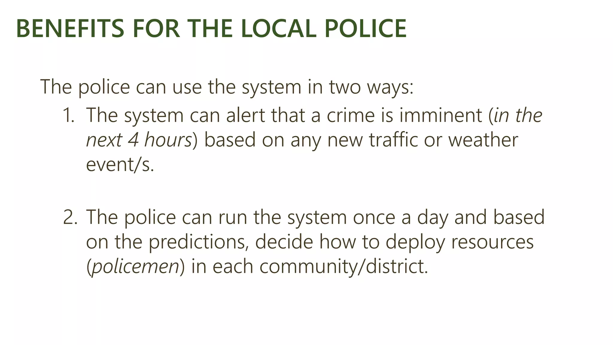 Crime Analysis & Prediction System | PDF