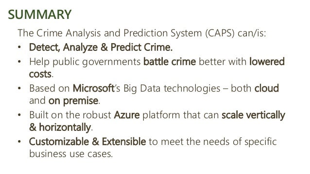 Crime Analysis And Prediction System
