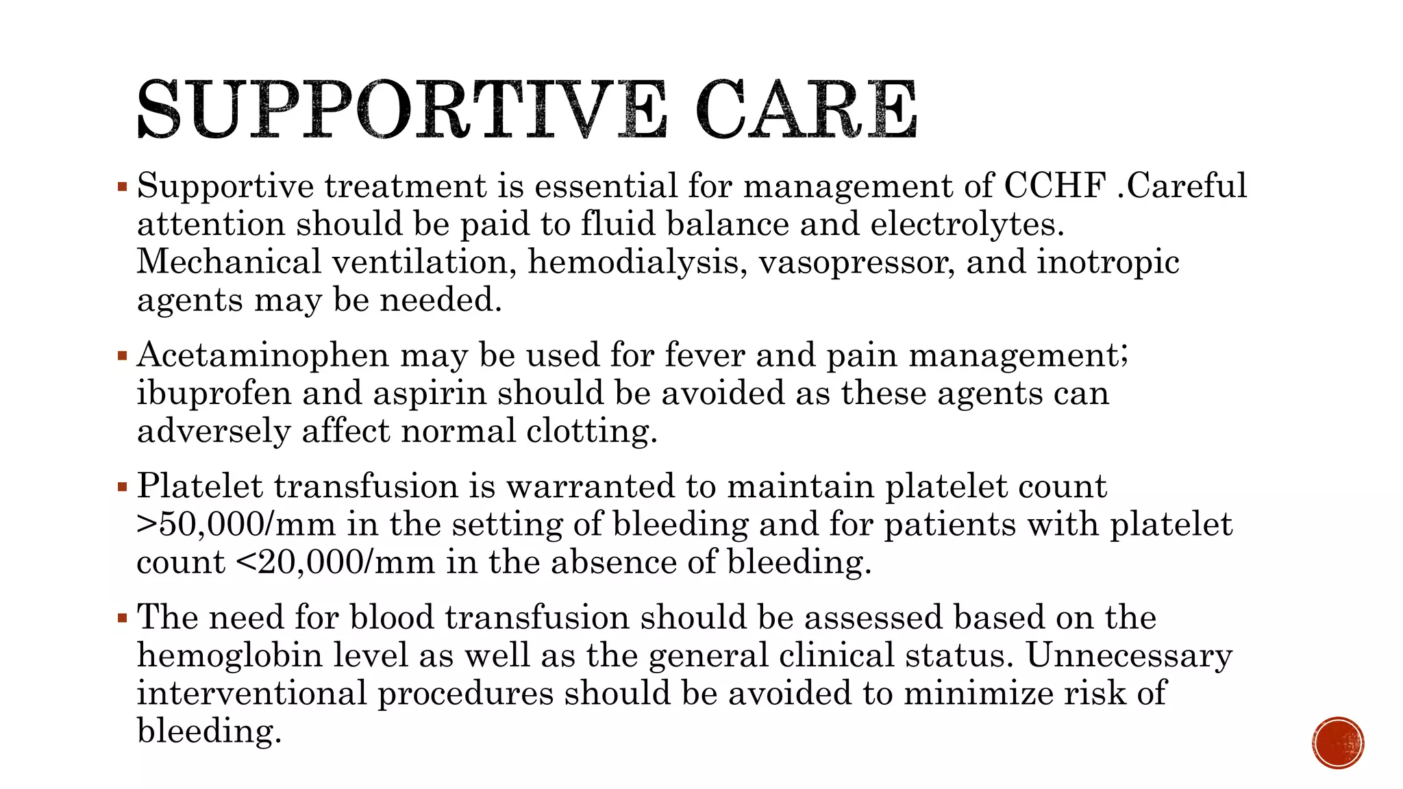 Crimean congo hemorrhagic fever(CCHF) | PPTX