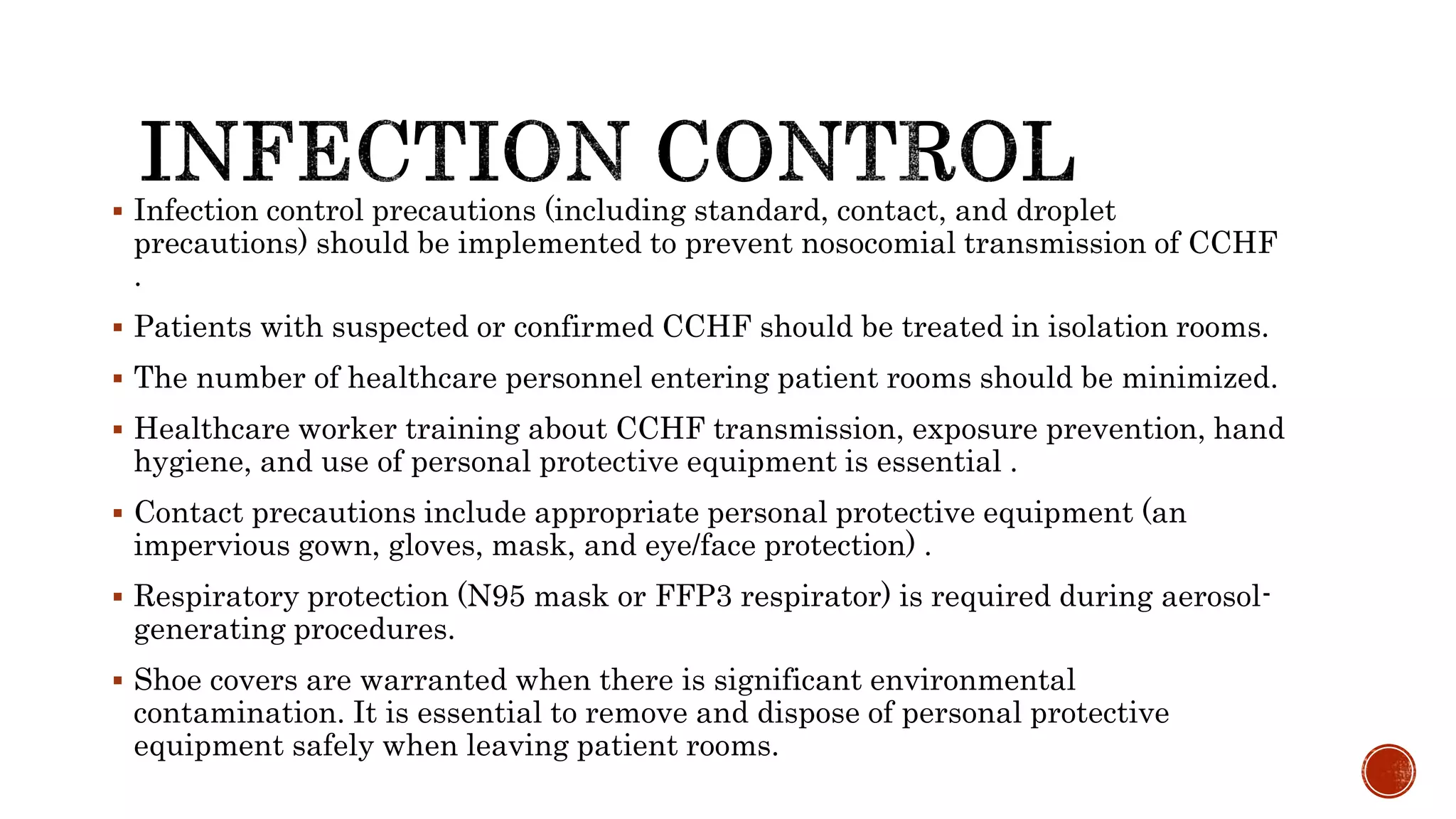 Crimean congo hemorrhagic fever(CCHF) | PPTX