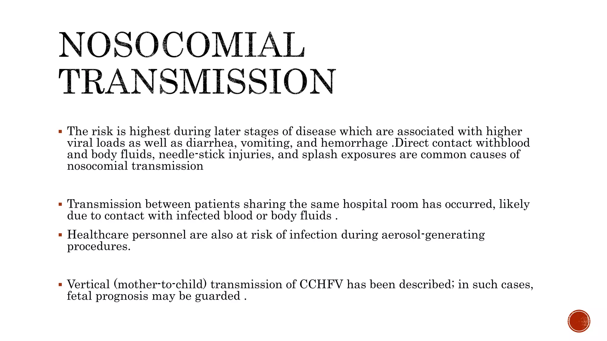 Crimean congo hemorrhagic fever(CCHF) | PPTX