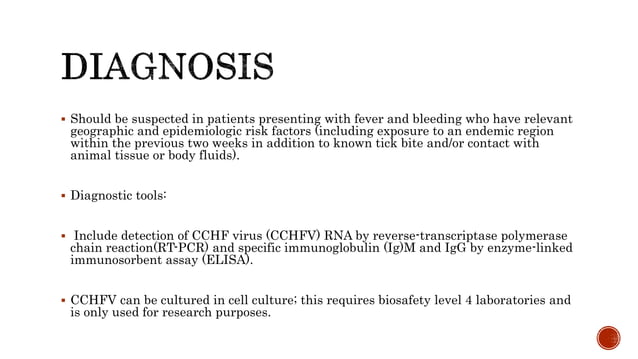 Crimean congo hemorrhagic fever(CCHF) | PPTX