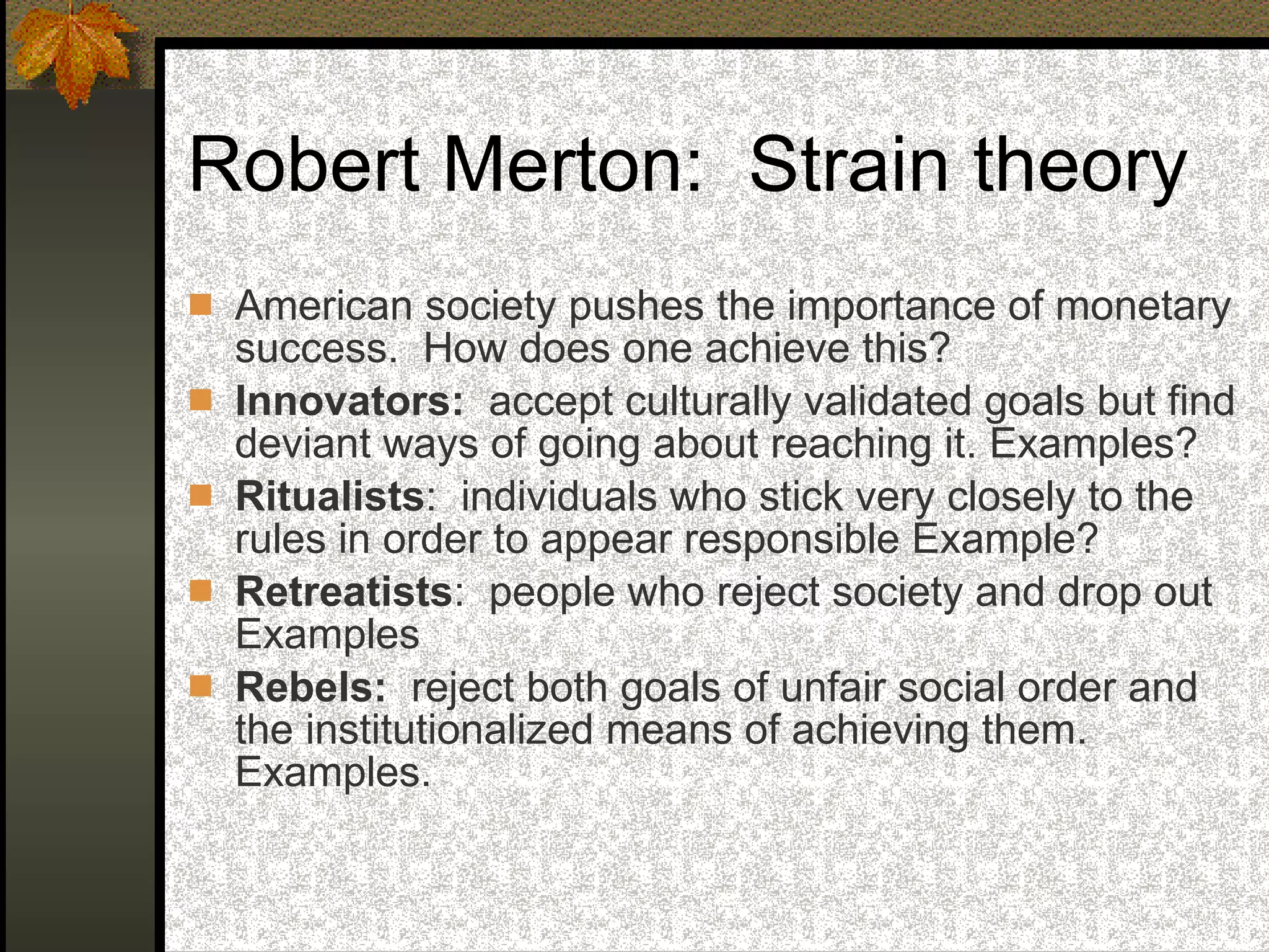 Crime and deviance | PPT