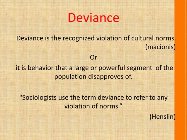 Crime and deviance | PPT