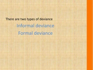 Crime and deviance | PPT