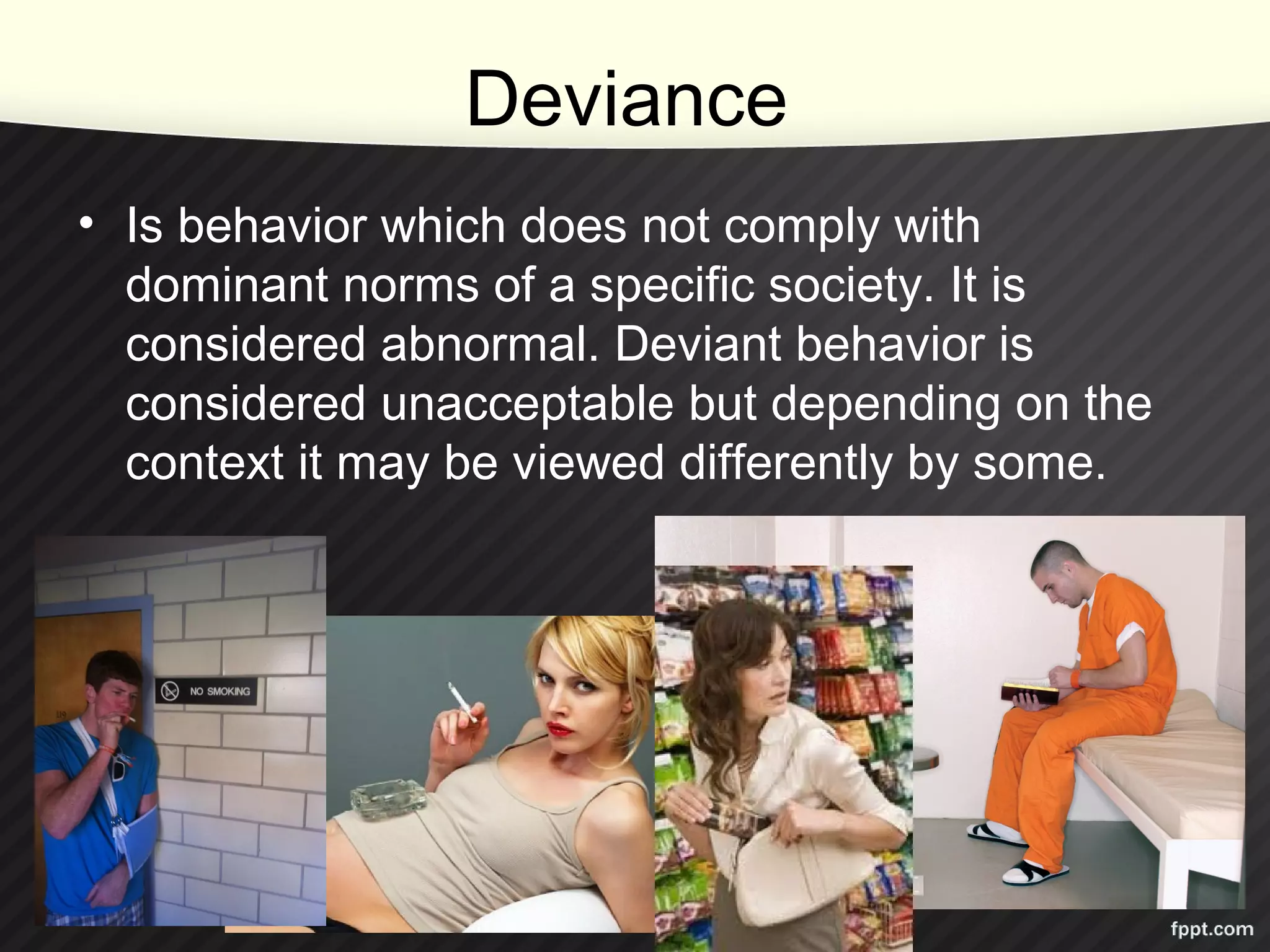 Crime and deviance | PPT