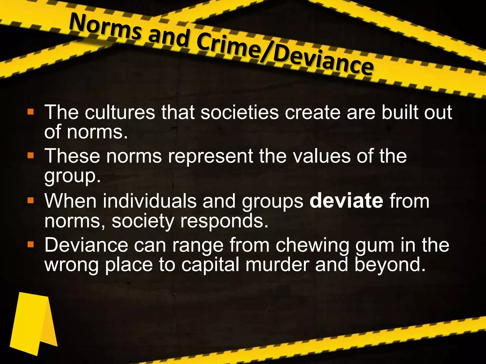 Crime and Deviance | PPTX