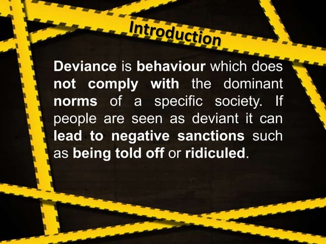 Crime and Deviance | PPTX