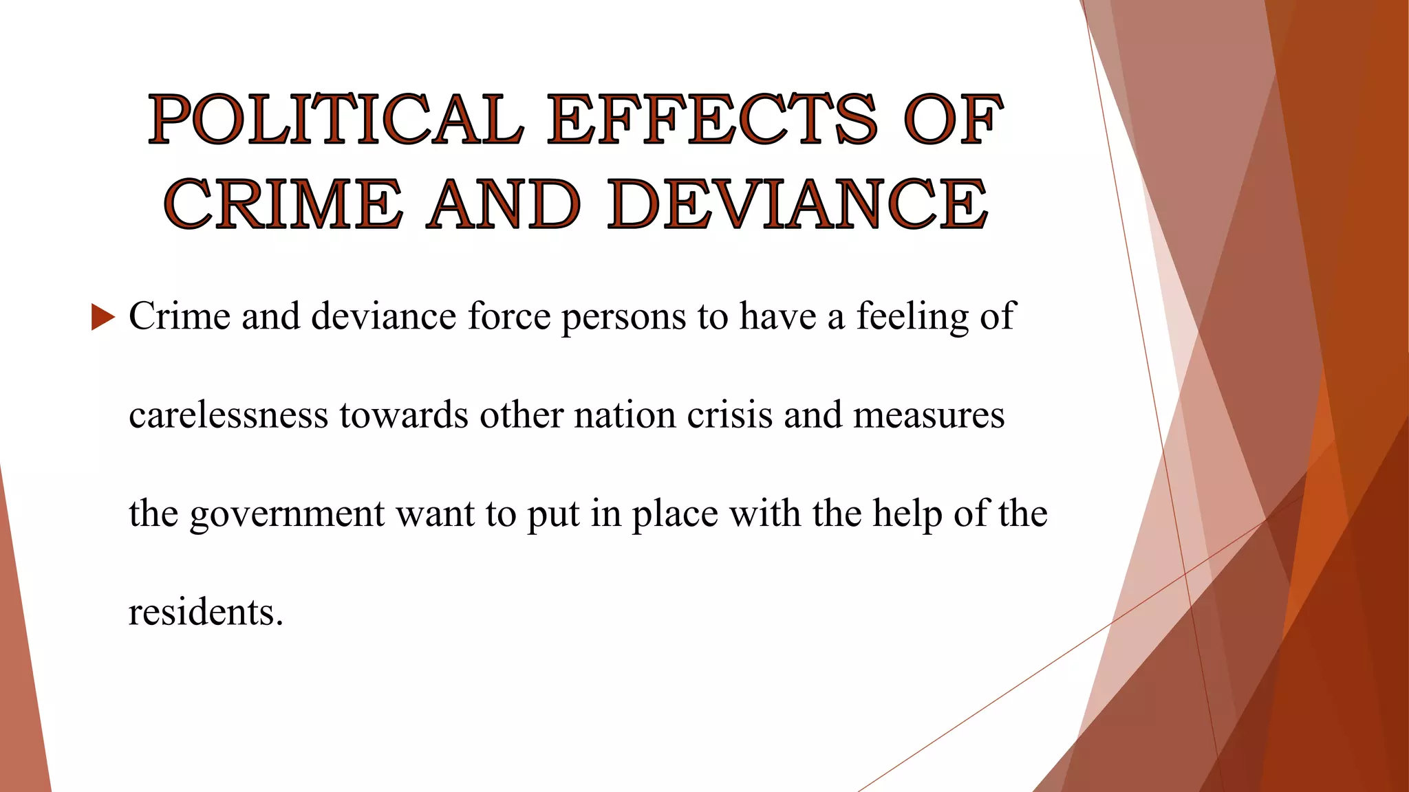 Crime and deviance sociology presentation | PPTX