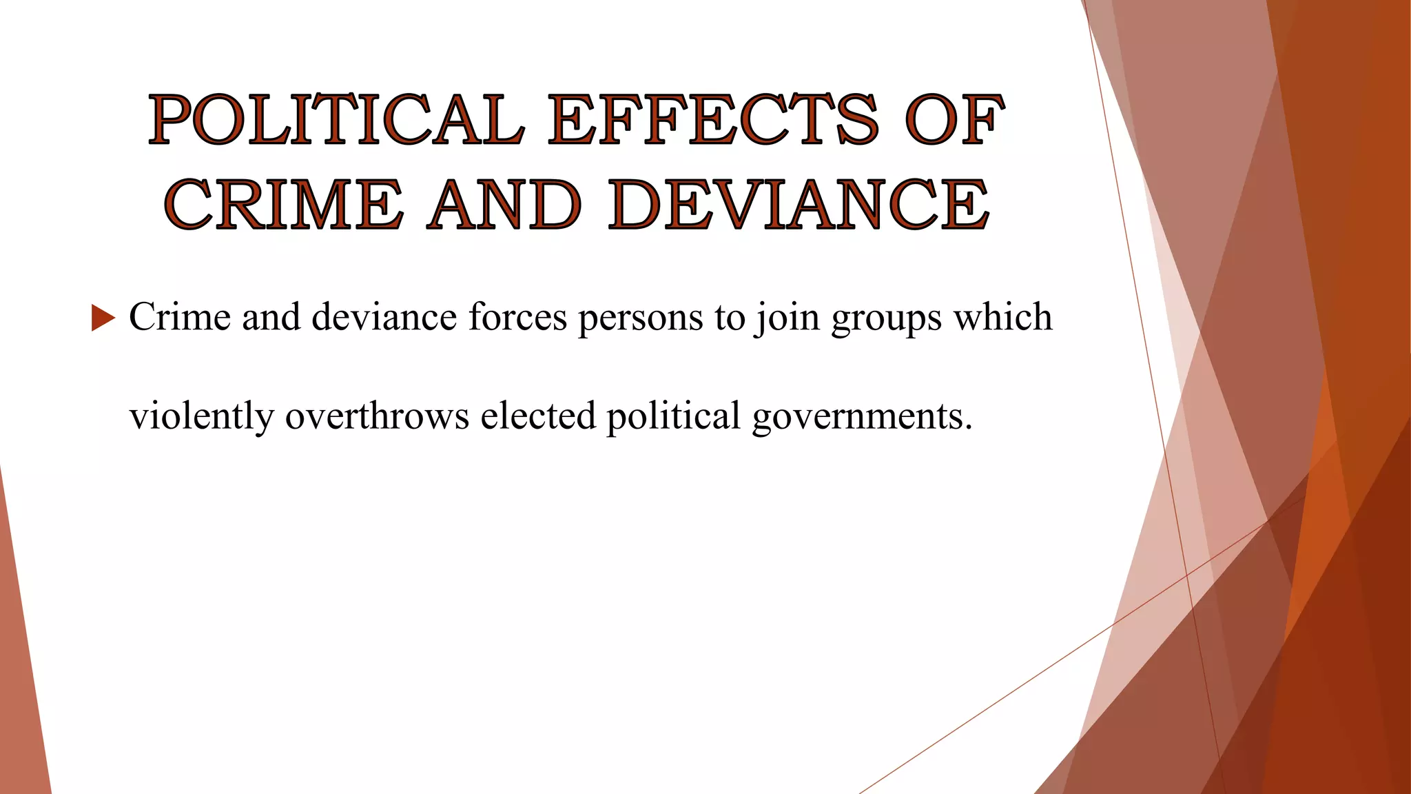 Crime and deviance sociology presentation | PPTX