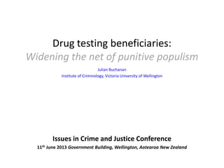 Welfare Drug Testing