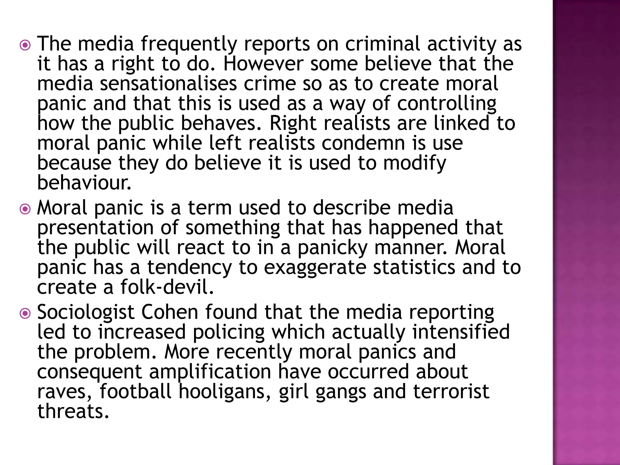 Crime and mass media | PPTX
