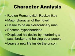 Crime and punishment presentation | PPTX