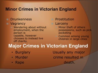 Crime and punishment victorian era | PPT