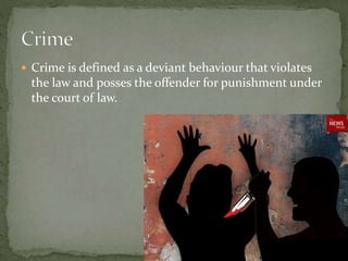 Crime and society criminal theories | PPTX
