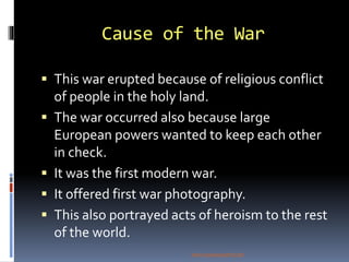 Crimean war timeline | PPTX | War and Conflicts