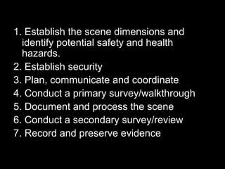 crime scene investigation | PPT
