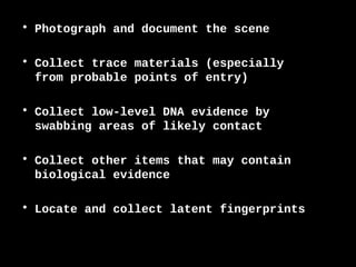 crime scene investigation | PPT