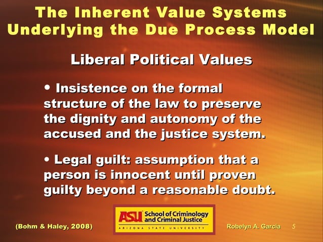 Crime Control and Due Process in the United States | PPT