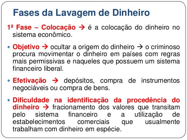 Crime De Lavagem De Dinheiro