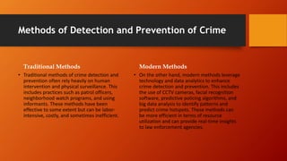 Crime Detection/Prevention and Narco-Analysis Test | PPT