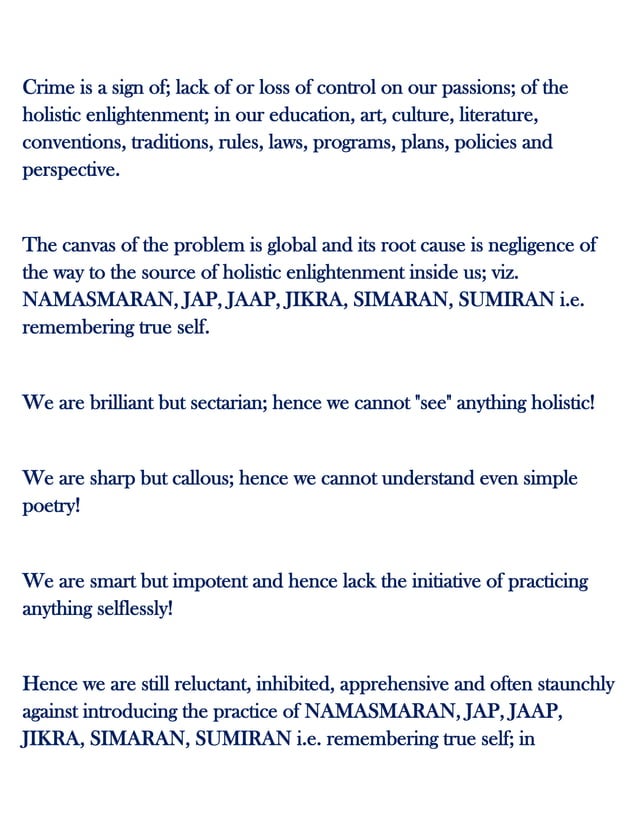 Crime dr shriniwas kashalikar | DOCX | Crime & Harmful Acts to ...