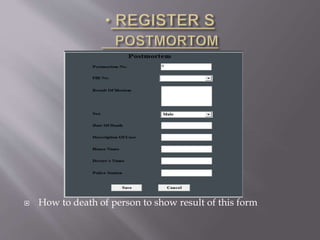 Crime file system | PPTX