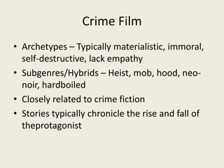 Crime film | PPT