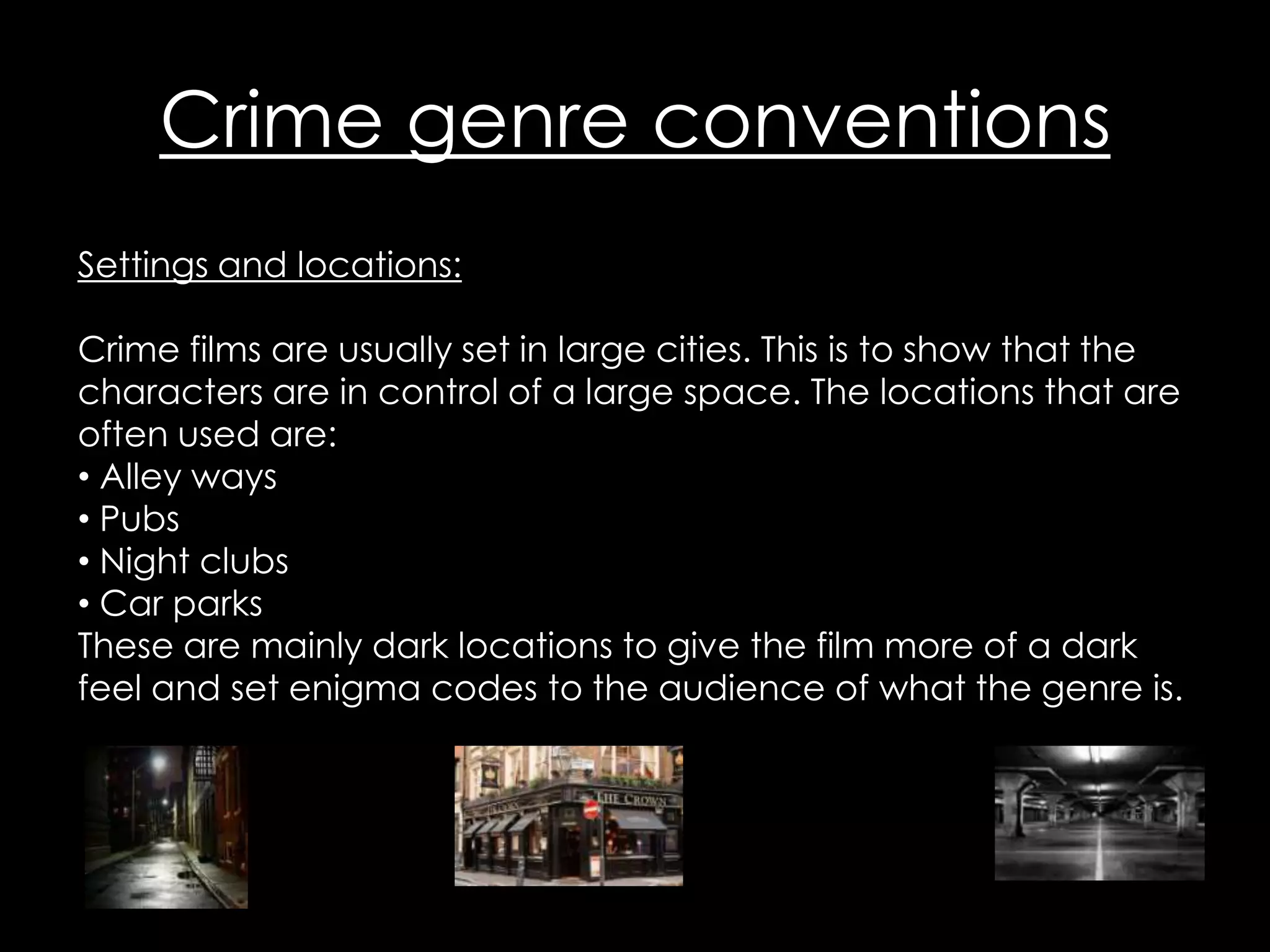 Crime genre | PPTX