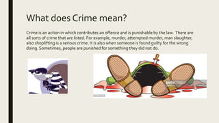 The Genre Research of Crime | PPTX