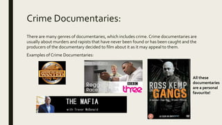 The Genre Research of Crime | PPTX