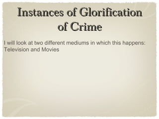 Crime in mass media | PPT