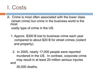 Crime in the Business World | PPTX