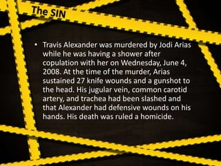 Travis Alexander Crime Scene Diagram