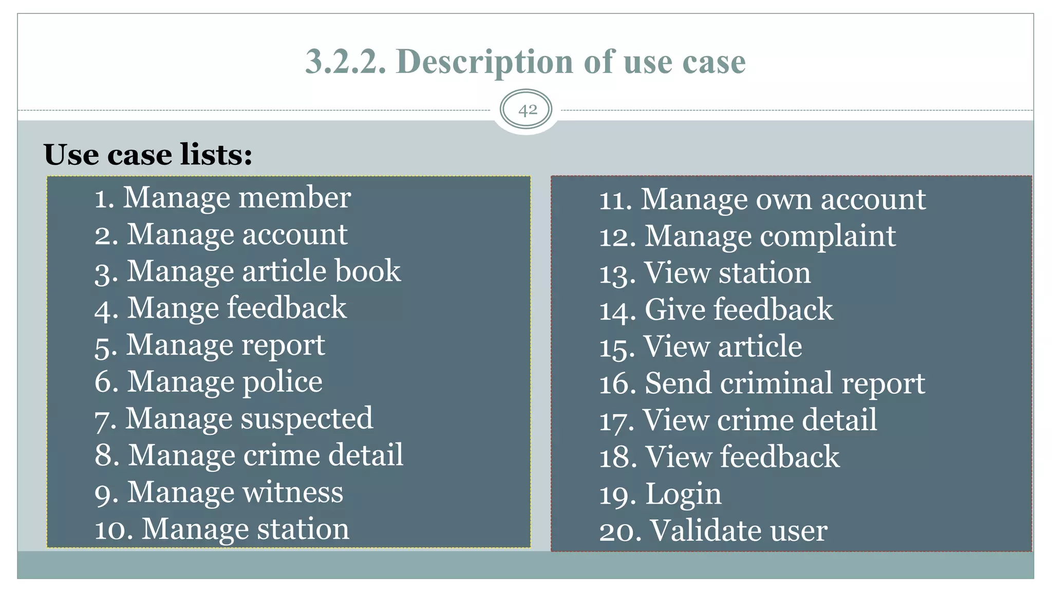 Crime Management System final year project | PPTX