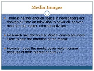 Crime,media & criminology | PPTX